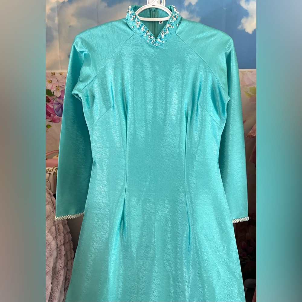 Ao Dai Lua Van Go, New Vietnamese Traditional Long Dr… - Gem